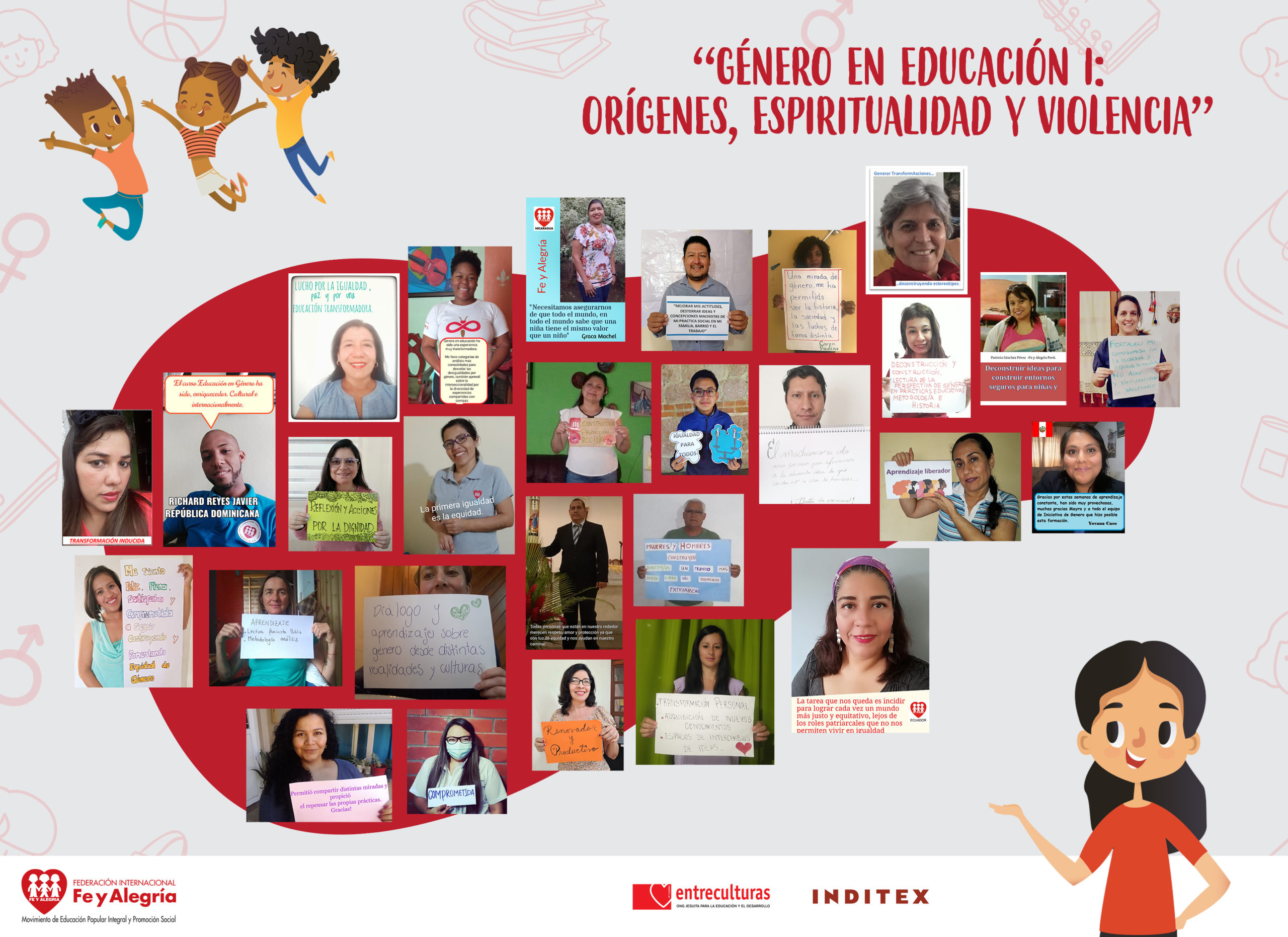 Cierre curso de género 2020. - #SomosFeyAlegria en el Mundo